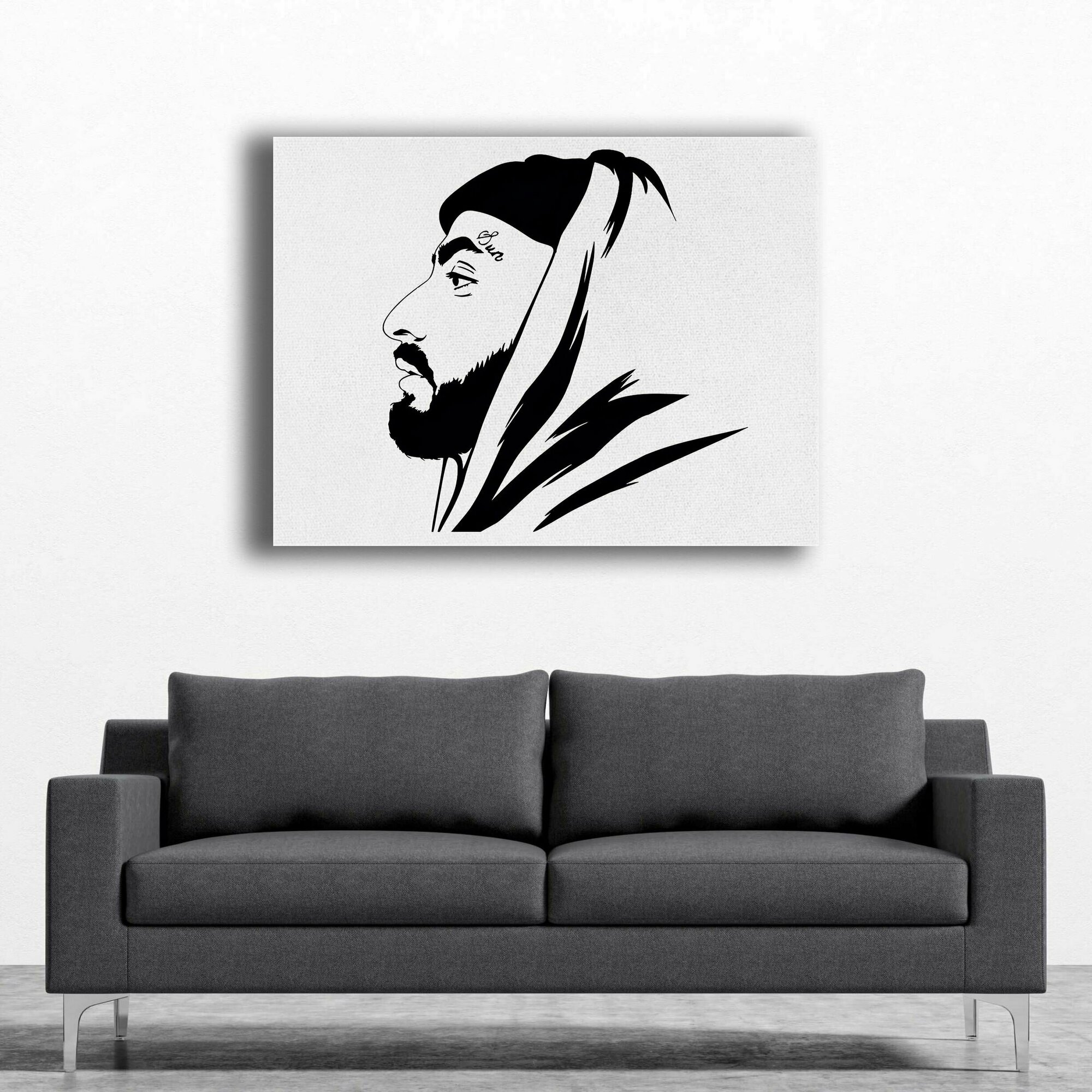 Интерьерная картина на холсте / MiyaGi / Andy Panda 30*40