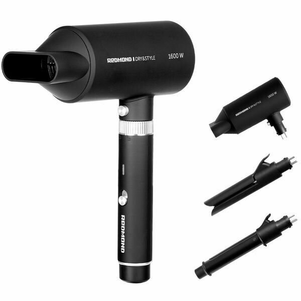 Фен Redmond RMS-4305, 3 в 1 фен, плойка, выпрямитель, 1600 Вт