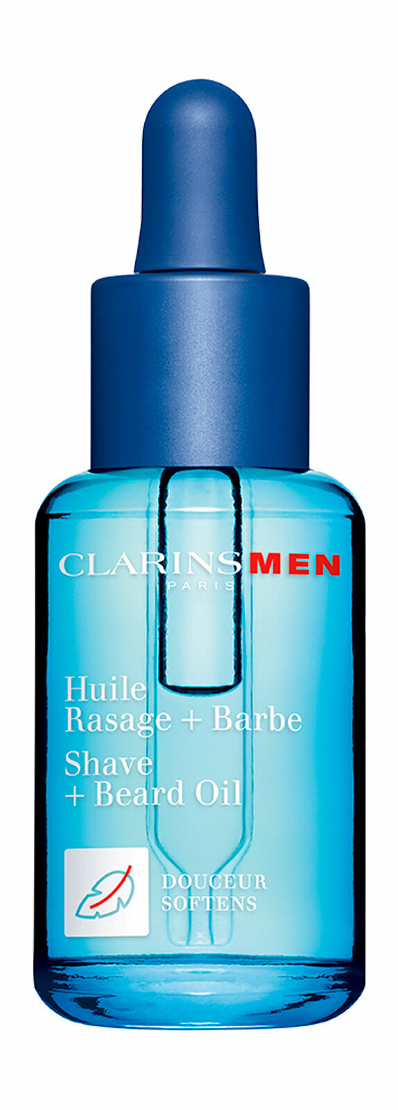 Clarins Men Shave + Beard Oil - Смягчающее масло для бритья и ухода за бородой, 30 мл.