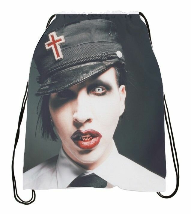 Сумка-мешок для обуви Marilyn Manson, Мэрилин Мэнсон №3