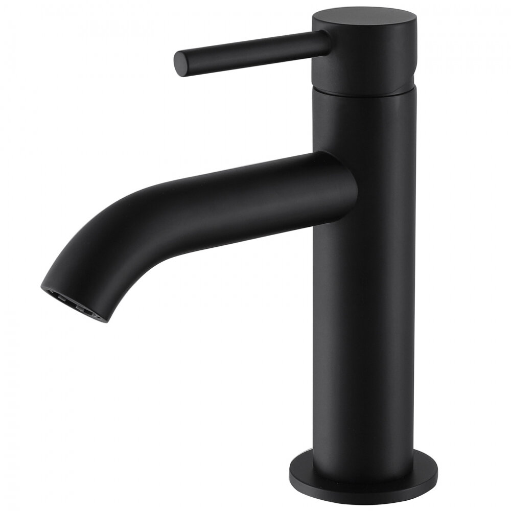 Смеситель для раковины ABBER Wasser Kreis (AF8110B) черный матовый