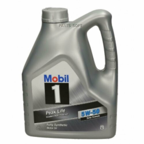 MOBIL 153640 Mobil 1 FS X1 5W50 (4L)_масло моторное! синт.\ API SN/SM ...