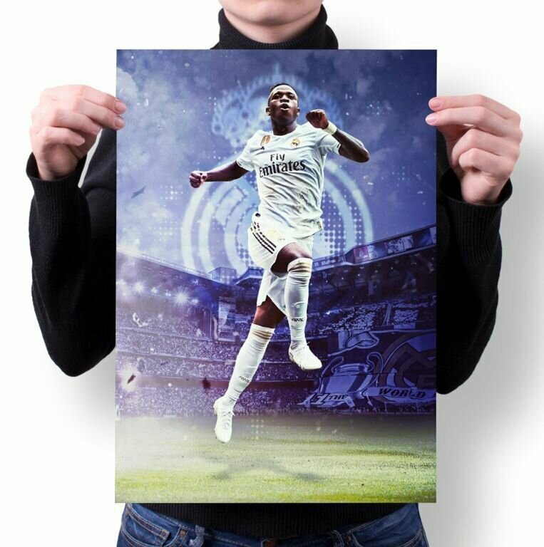 Плакат Vinicius Junior, Винисиус Джуниор № 4