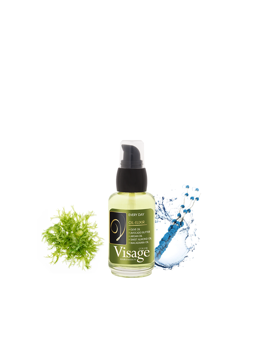 Масло для волос Visage "Масло-эликсир на каждый день", 5 масел, для кончиков, Болгария, 50мл
