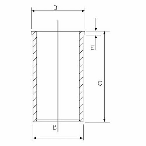 Гильза цилиндра CLIO-KANGO-MEGAN 03- 14020650 Goetze 1402065000