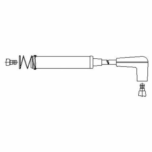 Провод высоковольтный Bremi 31950 для Opel Ascona, Corsa, Kadett, Vectra