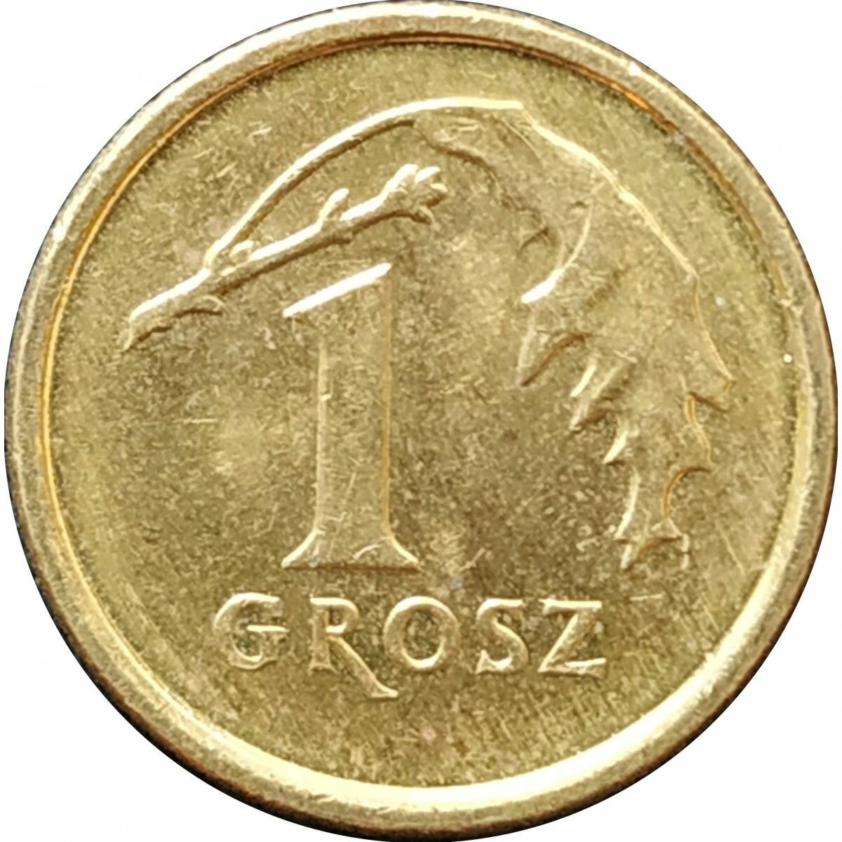 1 грош 2014 Польша из оборота