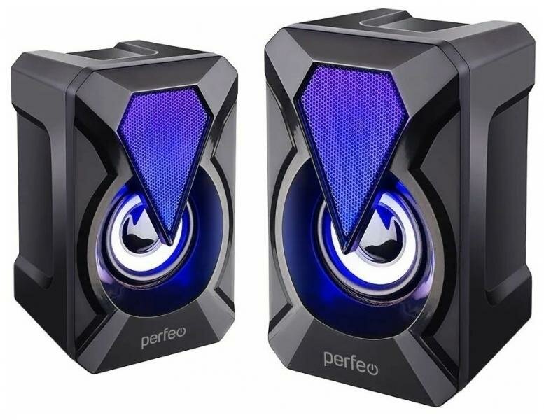 Колонки Perfeo "FLAMES", черный (PF_A4439)