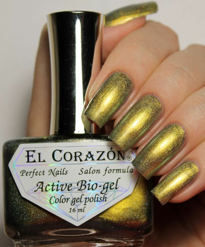 El Corazon лечебный лак для ногтей Активный Био-гель №423/743 Live is Live 16 мл