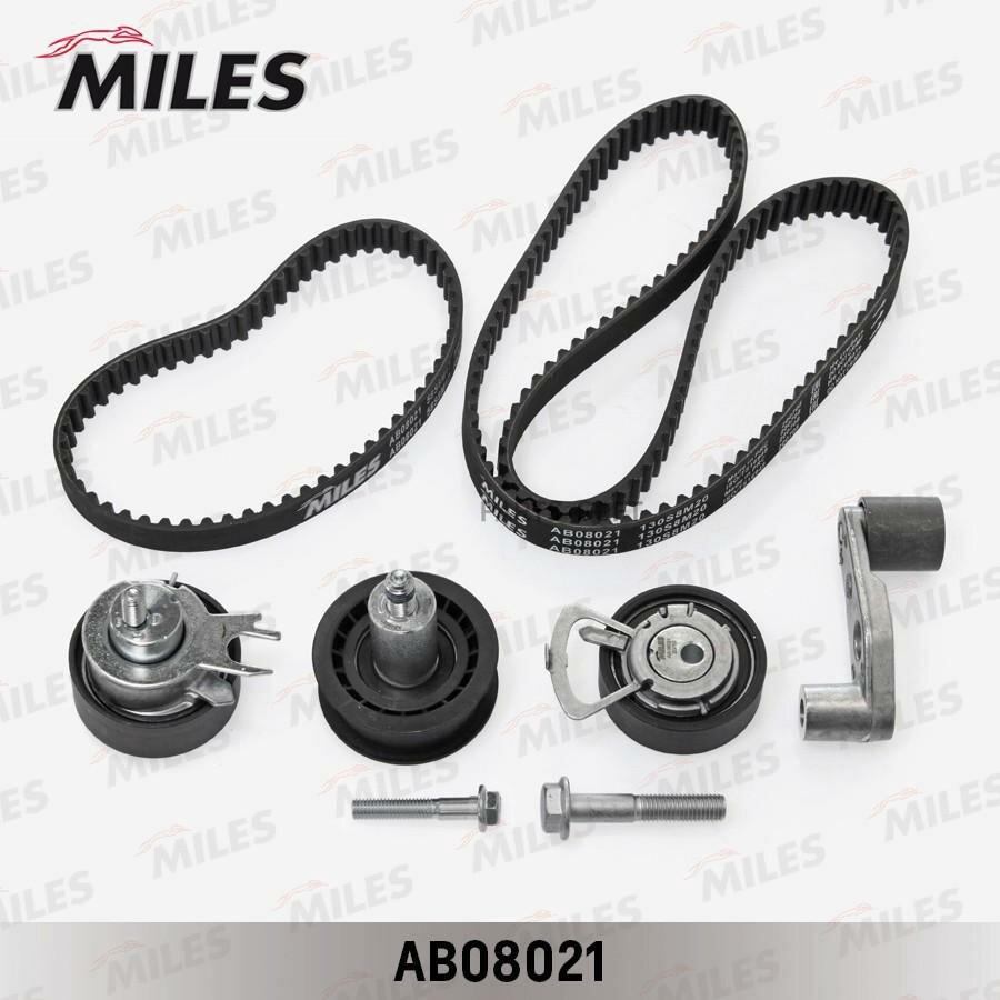 AB08021 MILES Комплект ремня ГРМ SKODA OCTAVIA/FABIA/VW GOLF 4/5 1.4/1.6
