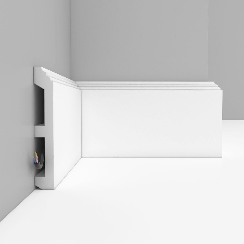 Плинтус Напольный Decomaster A026 В120хШ18хД2000 мм / Декомастер.