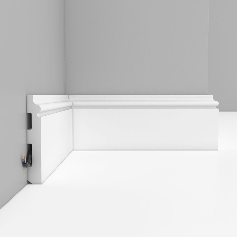 Плинтус Напольный Decomaster A005 В80хШ13хД2000 мм / Декомастер.*