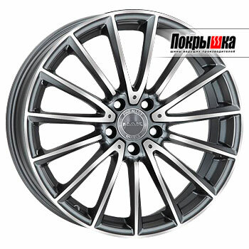 Диски литые MAK Komet (Gun Metallic Mirror Face) 7.5х17/5х112 D66.6 ET36.0