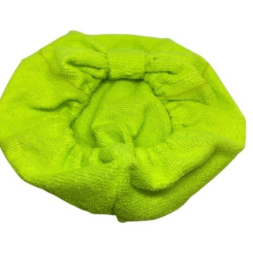 Полотенце-тюрбан из микрофибры для сушки волос / салатовый