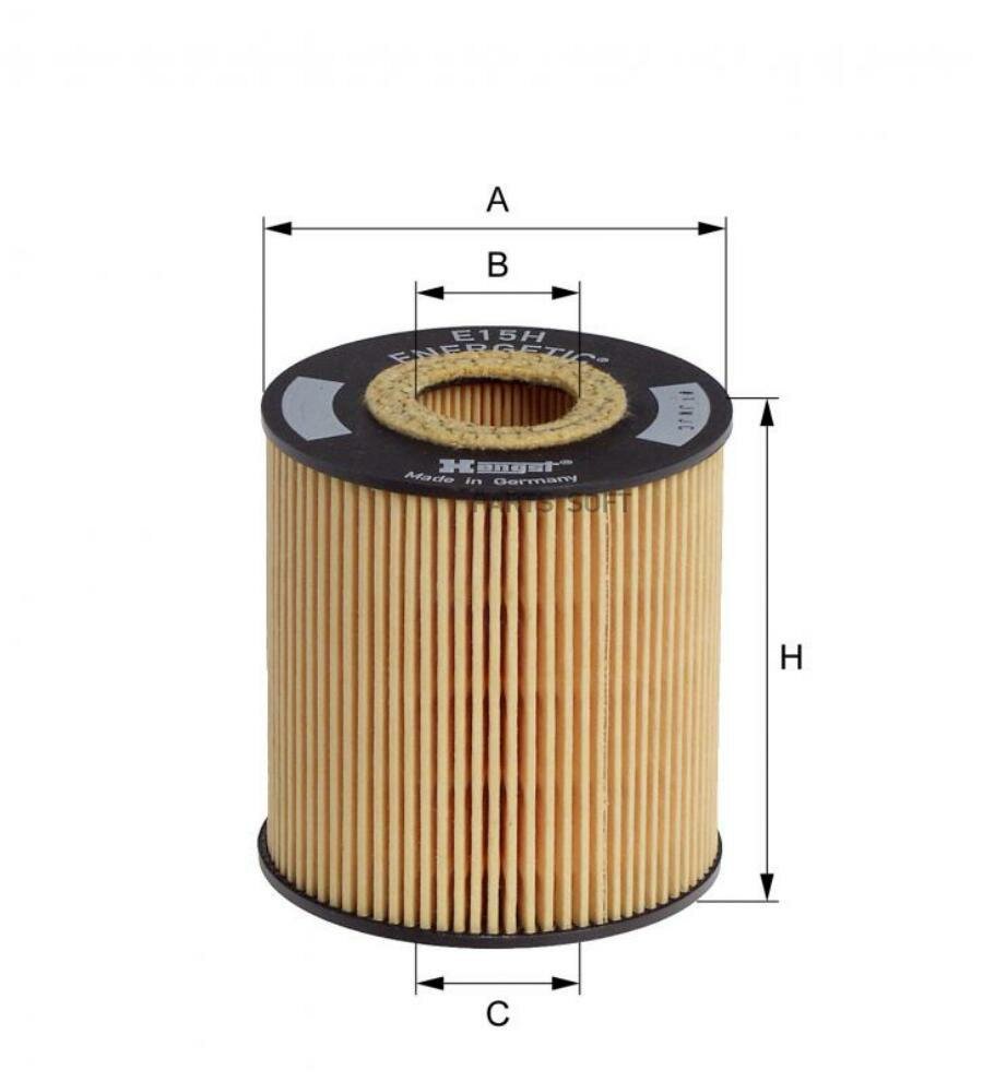 Фильтр масляный Hengst арт. e15hd59