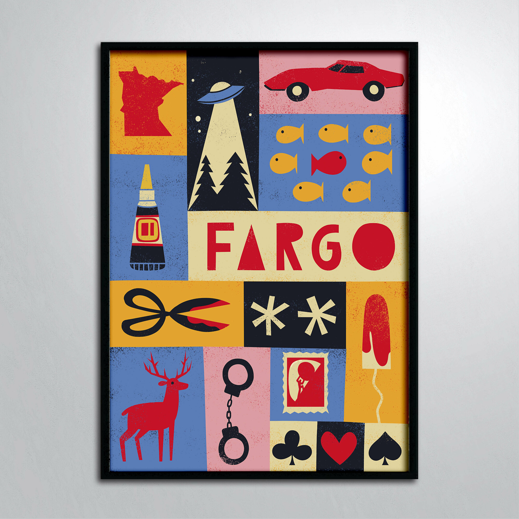 Постер без рамы/Сериал Фарго Братья Коэн Обои Fargo (А2/420х594)