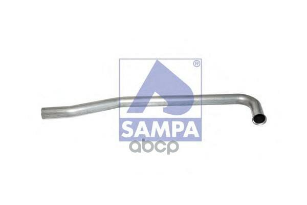 Труба приемная глушителя MAN L2000 с треугольным фланцем SAMPA SAMPA арт. 021.214