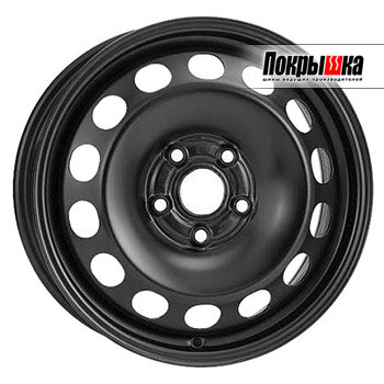 Диски штампованные Magnetto 14016 5.0х14/5х100 D57.1 ET35.0, Black