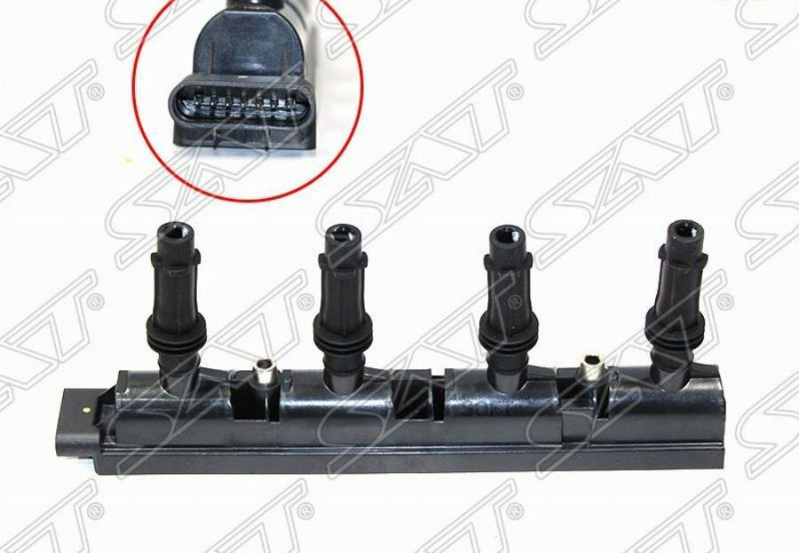 Катушка зажигания Chevrolet Aveo 16- / Opel Astra 98-15 A12XER; A14NET; B14NEL; B14NET; LUJ; Z14XEP (Моду SAT ST-1208093 | цена за 1 шт