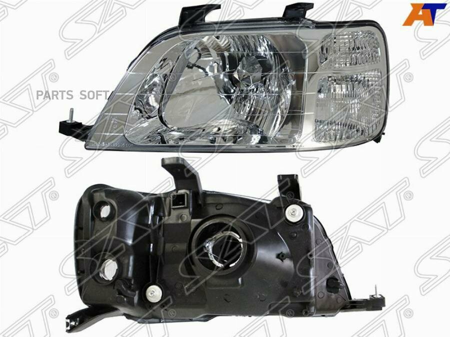 Фара Honda CR-V 95-01 (Слева/ Ручная регулировка) SAT ST-217-1125L | цена за 1 шт