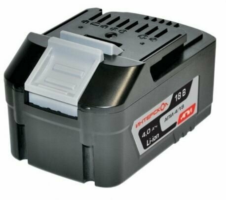 Аккумулятор ИНТЕРСКОЛ АПИ-4/18 (18В, 4А/ч, Li-ion) 2400.021