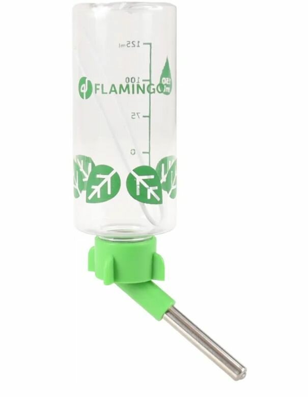 FLAMINGO Поилка для грызунов 150мл, пластик
