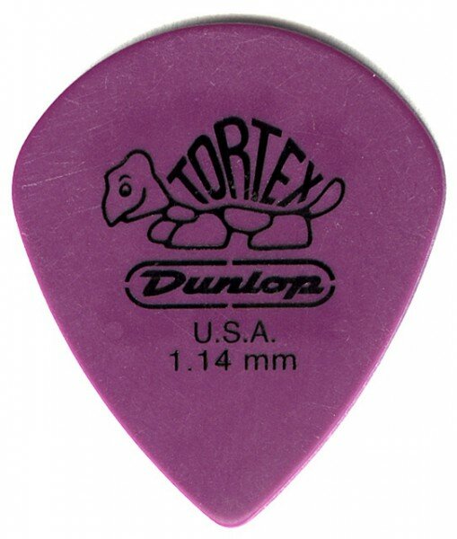 Медиатор Dunlop 498R1.14 Tortex Jazz III XL Цвет - фиолетовый, 1 шт.