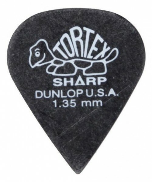 Медиатор Dunlop 412R1.35 Tortex Sharp, 1.35 мм, 1 шт.