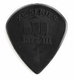 Набор медиаторов Dunlop 47PXLS JAZZ III XL, черные, 1.38 мм, упаковка 6 шт.
