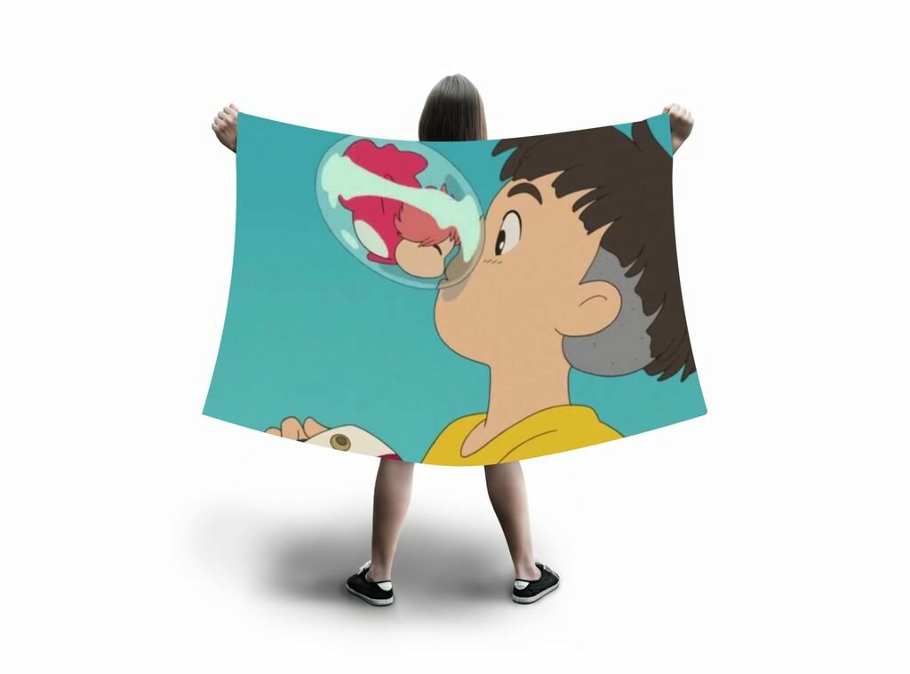 Флаг Рыбка Поньо на Утёсе №11