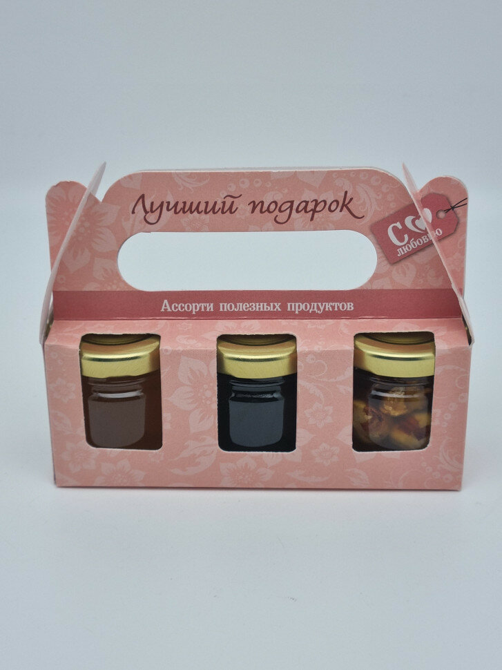 Набор №3 Праздничный 3 меда лучший подарок