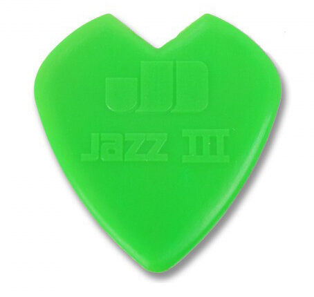 Набор медиаторов Dunlop 47PKH3N Kirk Hammett Nylon Jazz III, зеленые, 1.38 мм, упаковка 6 шт.