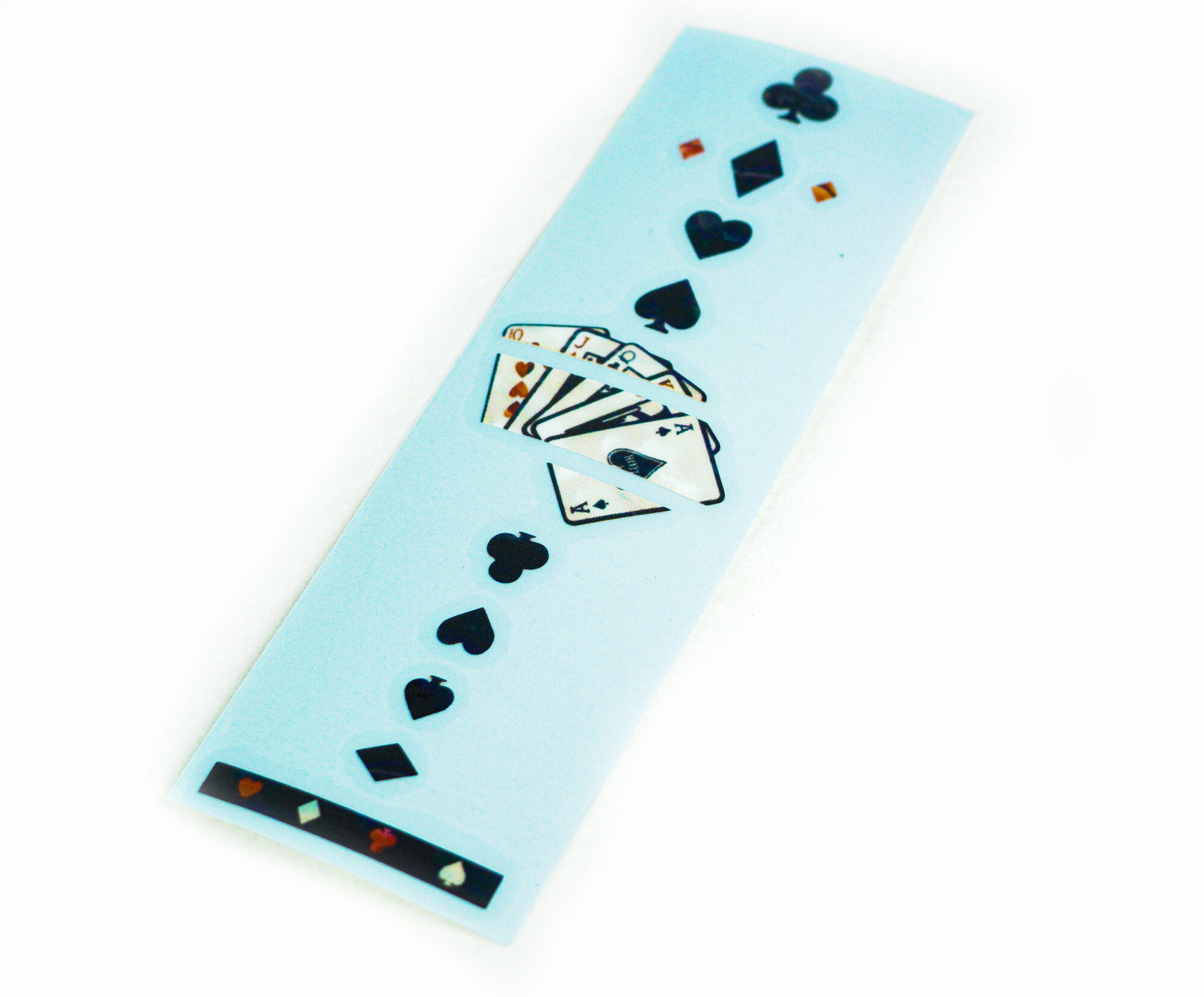 Наклейка на гриф гитары "Карты" Струнки. ру