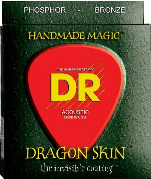 Струны для акустической гитары DR Dragon Skin Acoustic DSA-2/13 13-56