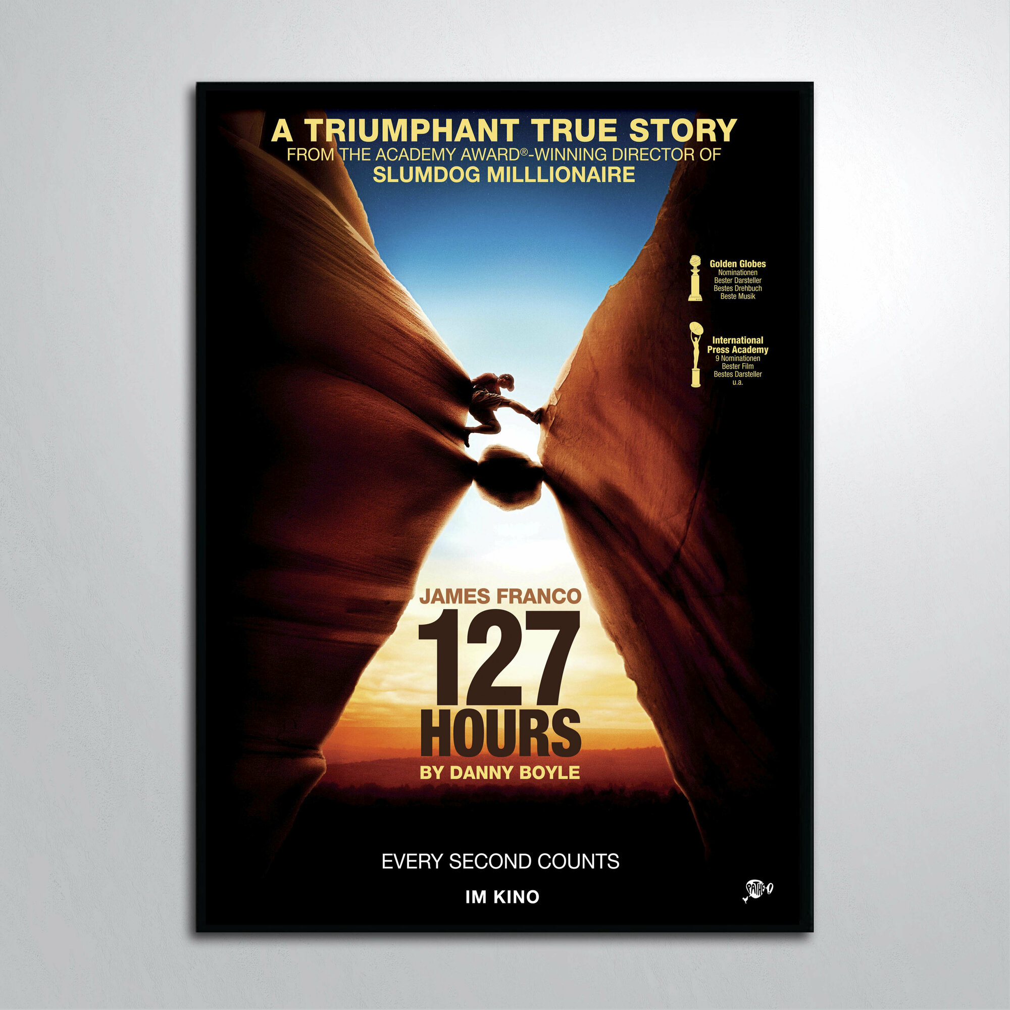 Постер без рамы/127 часов Джеймс Франко 127 Hours