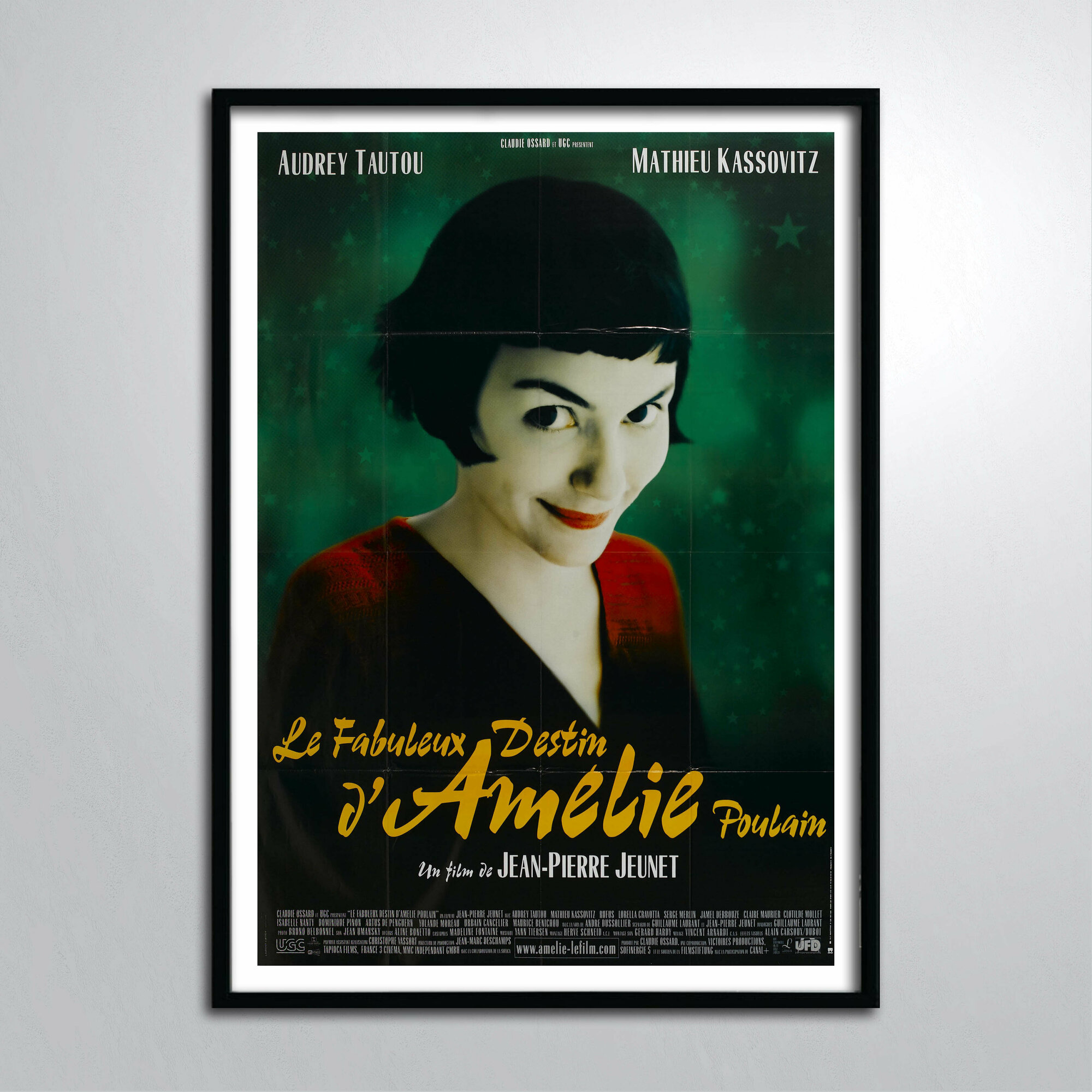 Постер в раме/Одри Тоту Амели Оригинал Amelie