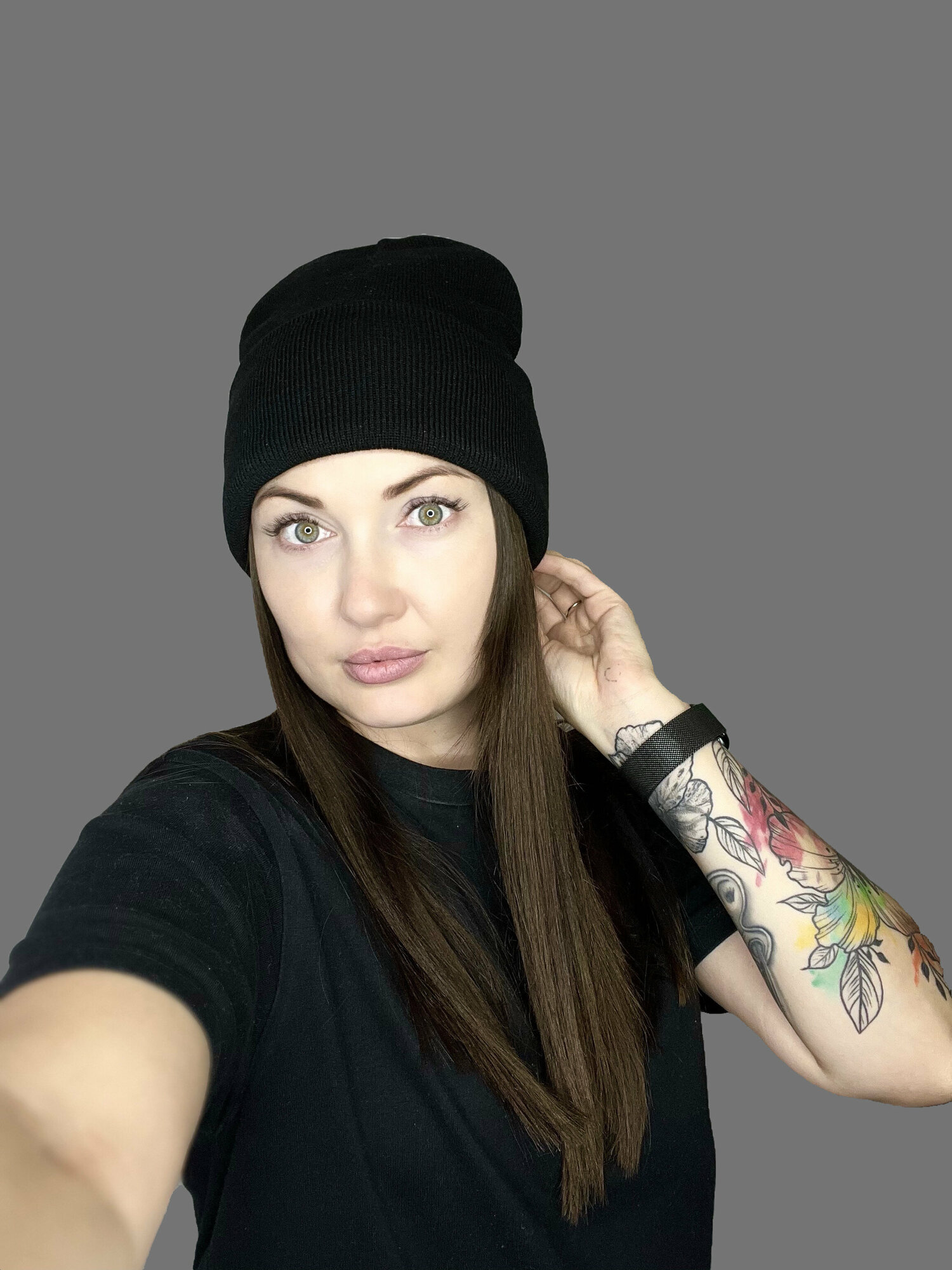 Шапка-бини для женщин