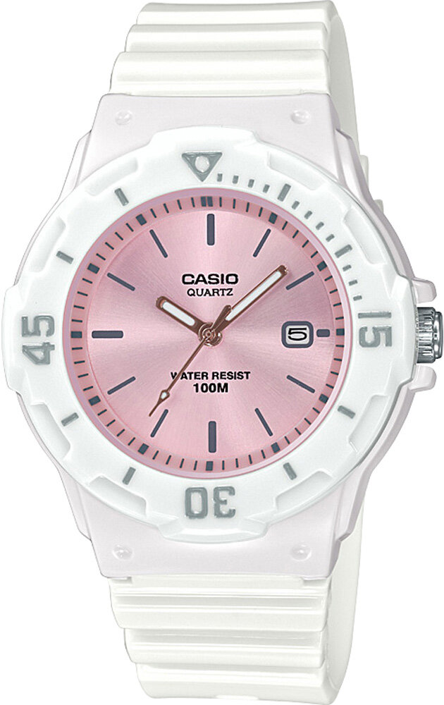 Наручные часы CASIO Collection, белый/розовый