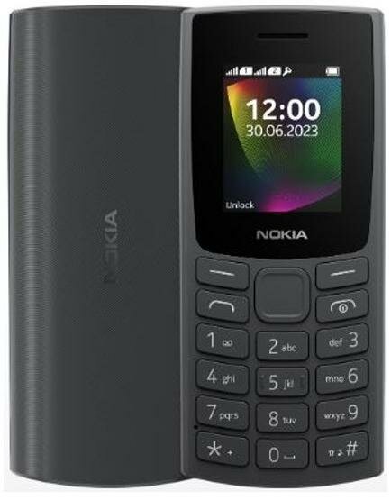 Мобильный телефон Nokia 106 DS TA-1564 Графитовый 2 sim 1.77″ цветной GSM 1000 mAh