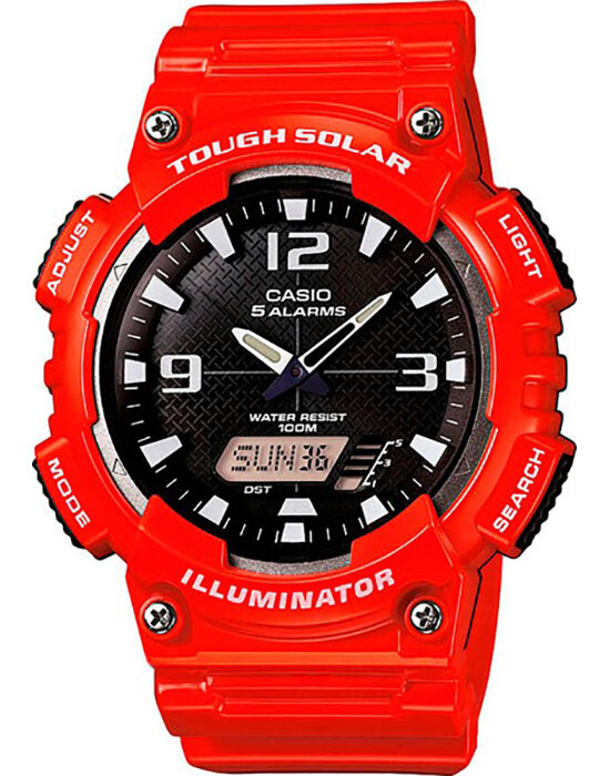 Наручные часы CASIO, черный/красный — фото 1