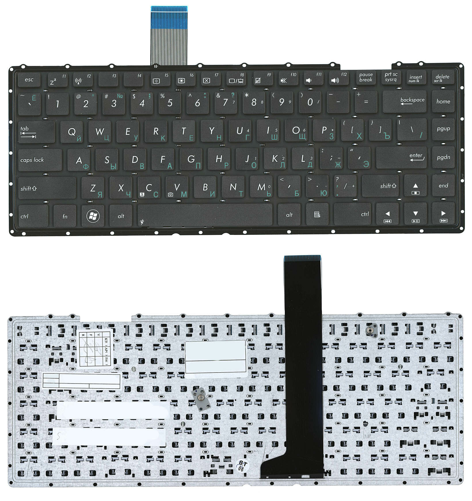 Клавиатура для ноутбука Asus X401, X401U, F401 (13GN4O1AP030-1) черная