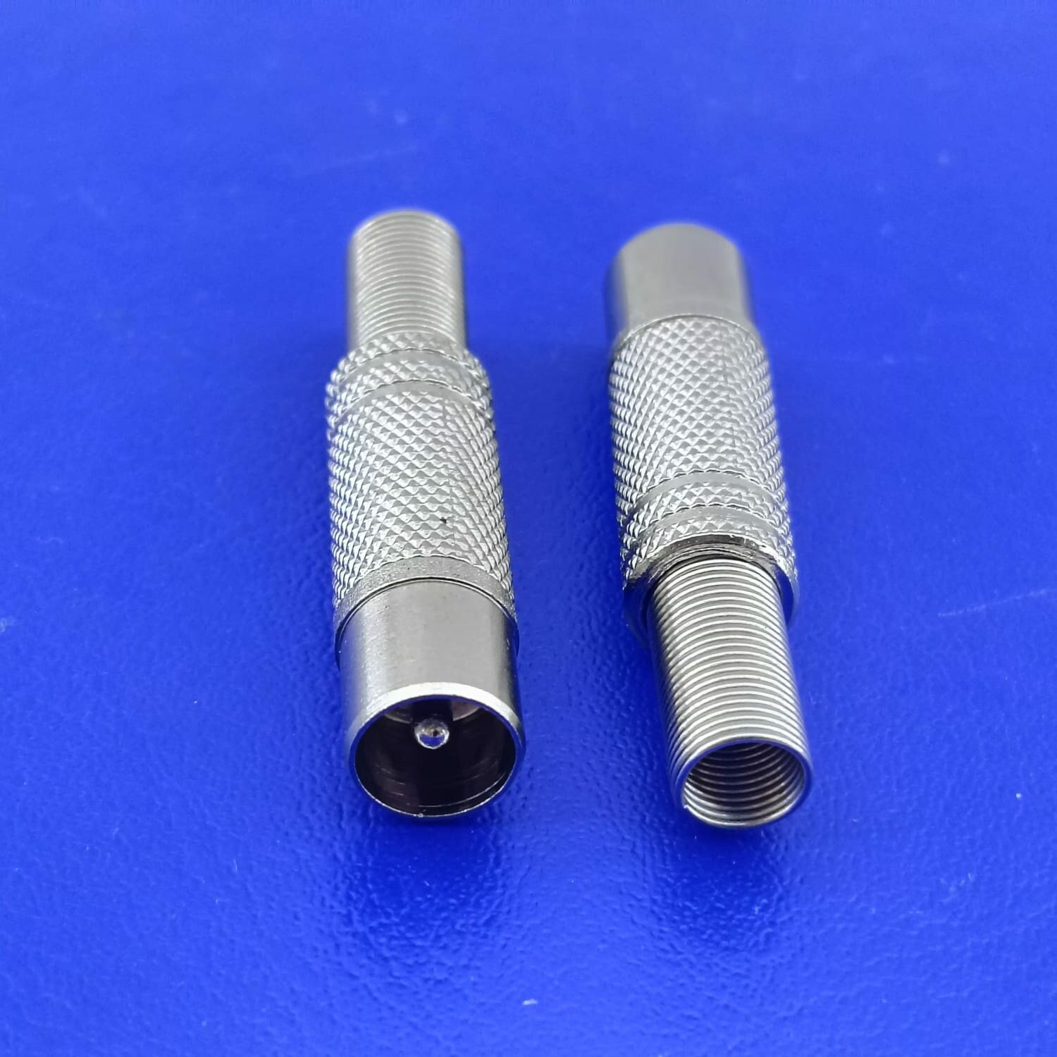 Антенный штекер для TV d=46mm металл