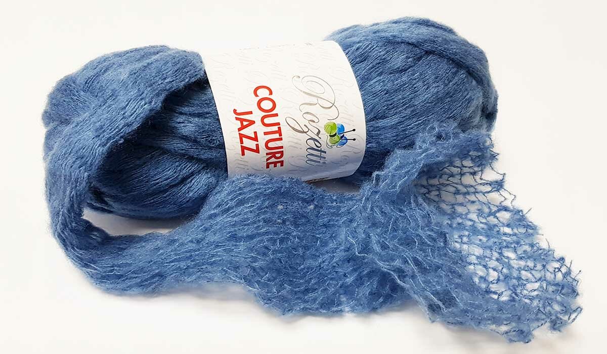Пряжа Rozetti "Couture Jazz" акрил 81%, полиамид 19%, 100гр/15м (240-12 Джинс) 1 упаковка (3 мотка)