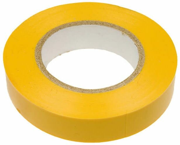 Изолента ПВХ 15мм желтая (20м)