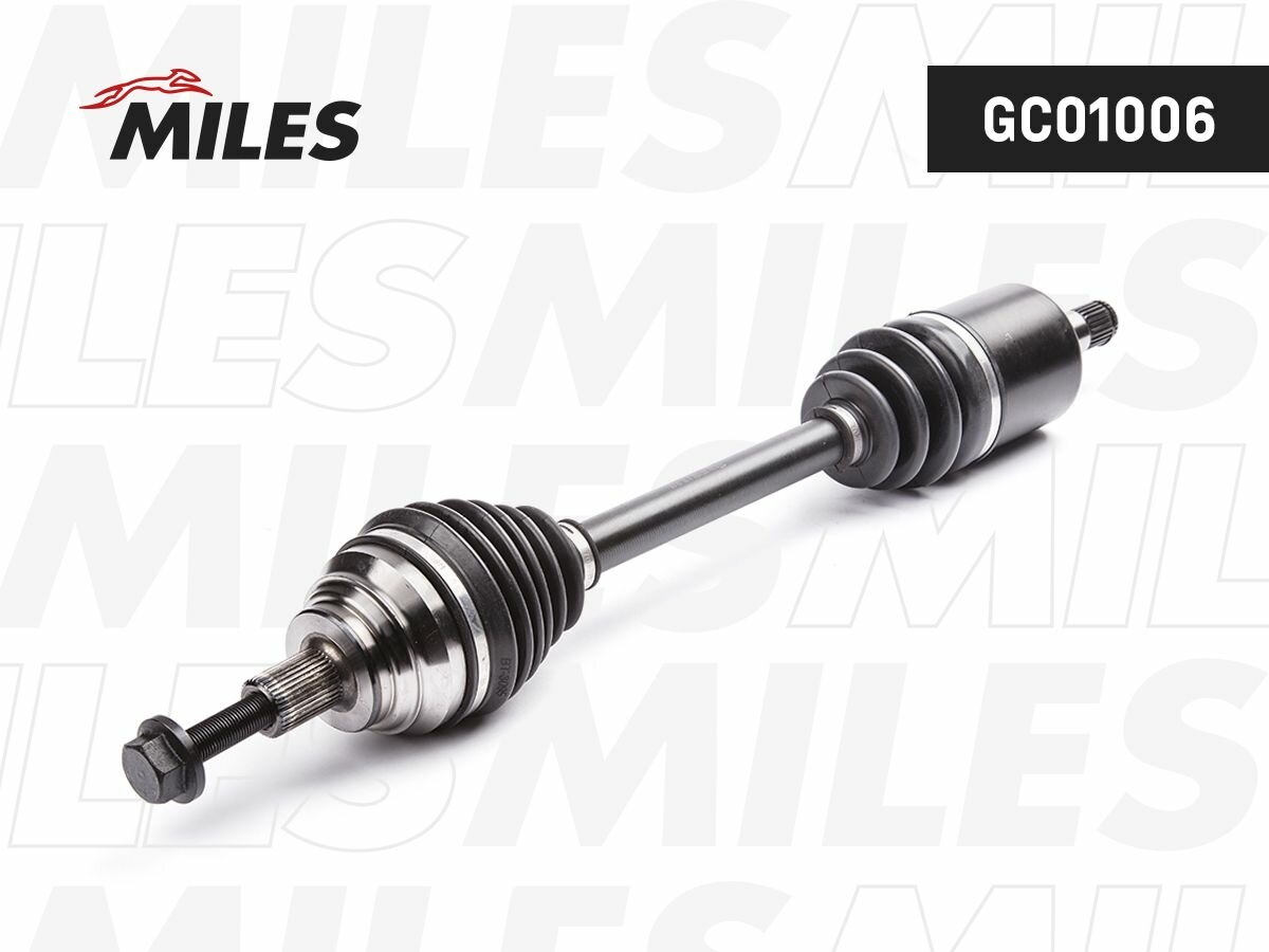 MILES Привод в сборе левый AUDI A3/SKODA OCTAVIA/VW PASSAT/GOLF 1.6-2.0 03- (GKN 304760) GC01006