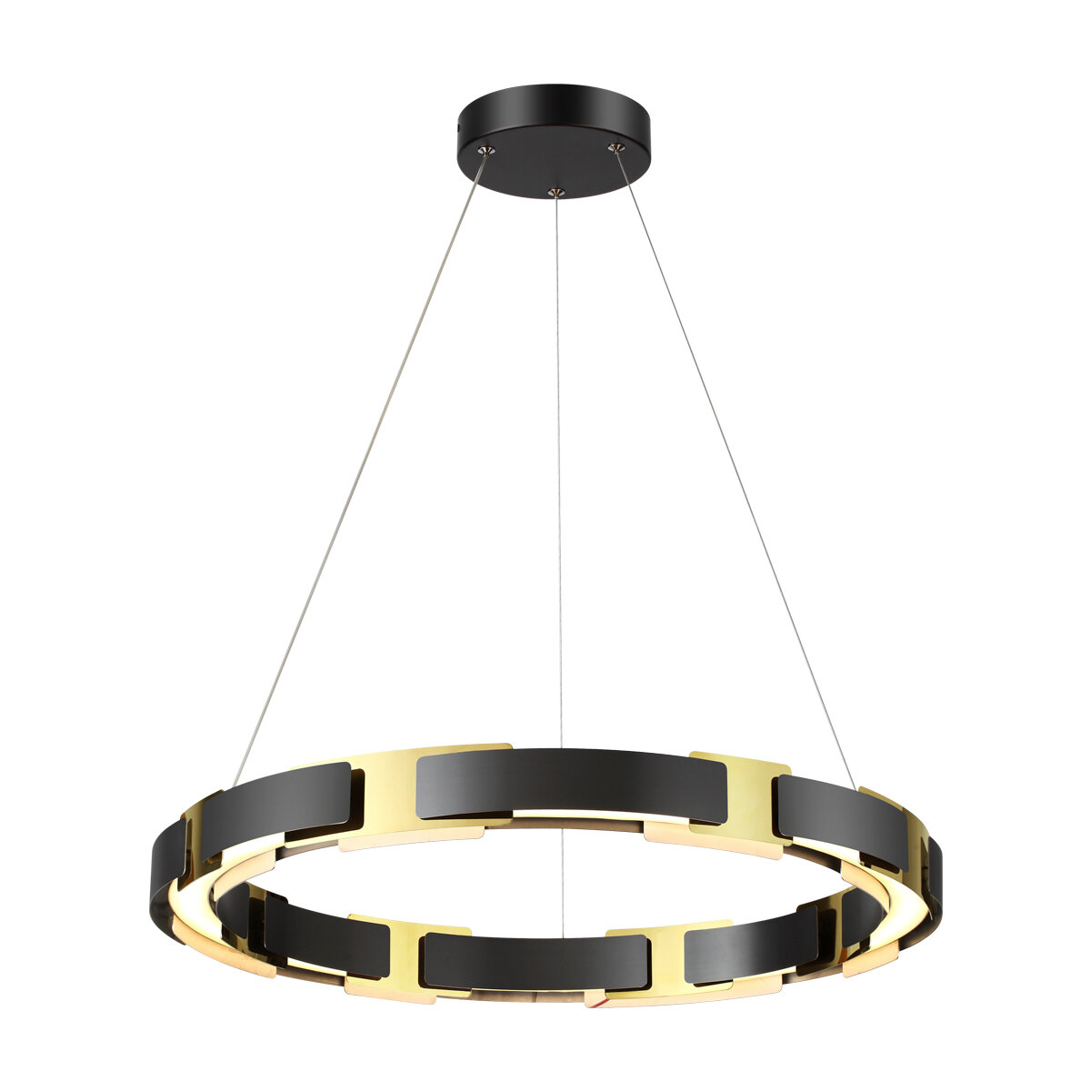 Люстра светодиодная ODEON LIGHT L-VISION FIERRO 4991/55L LED 55W, IP20 220V, арматура: металл, плафон: акрил