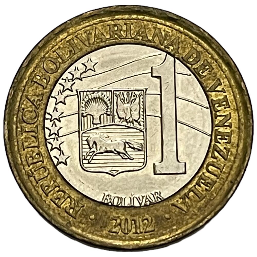 Венесуэла 1 боливар 2012 г.