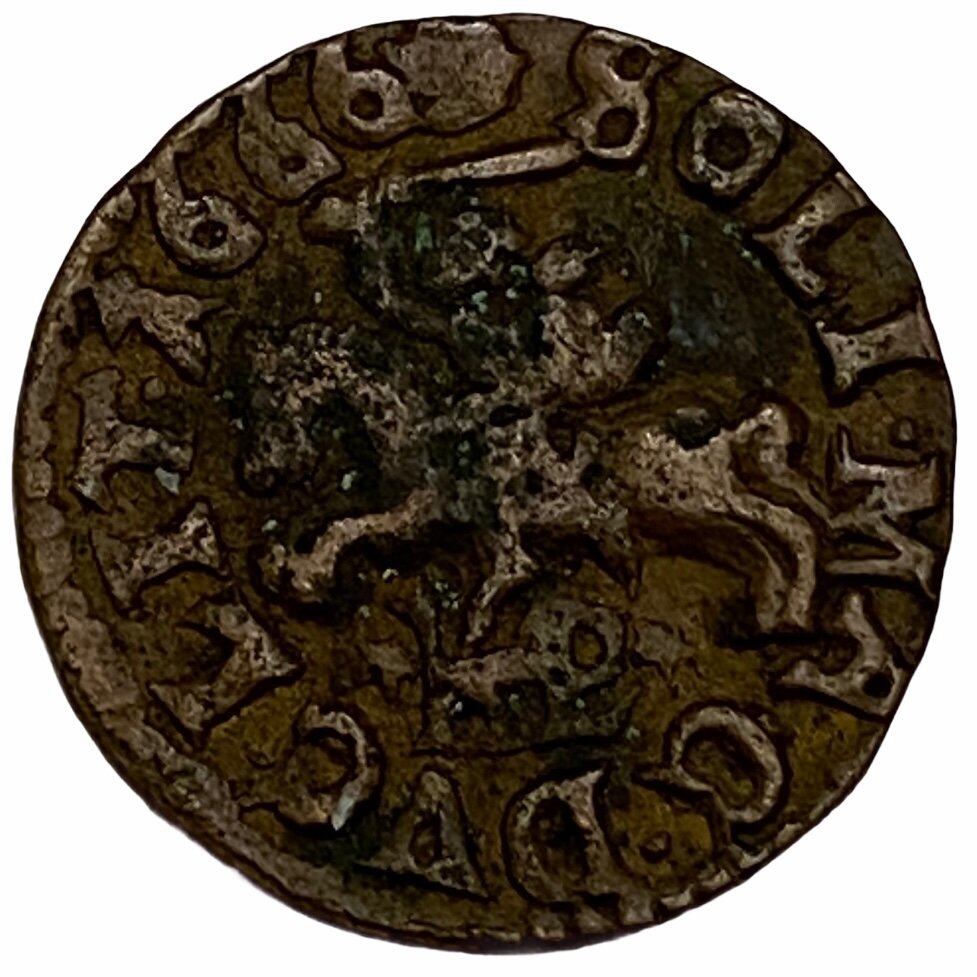 Речь Посполитая 1 солид 1666 г.