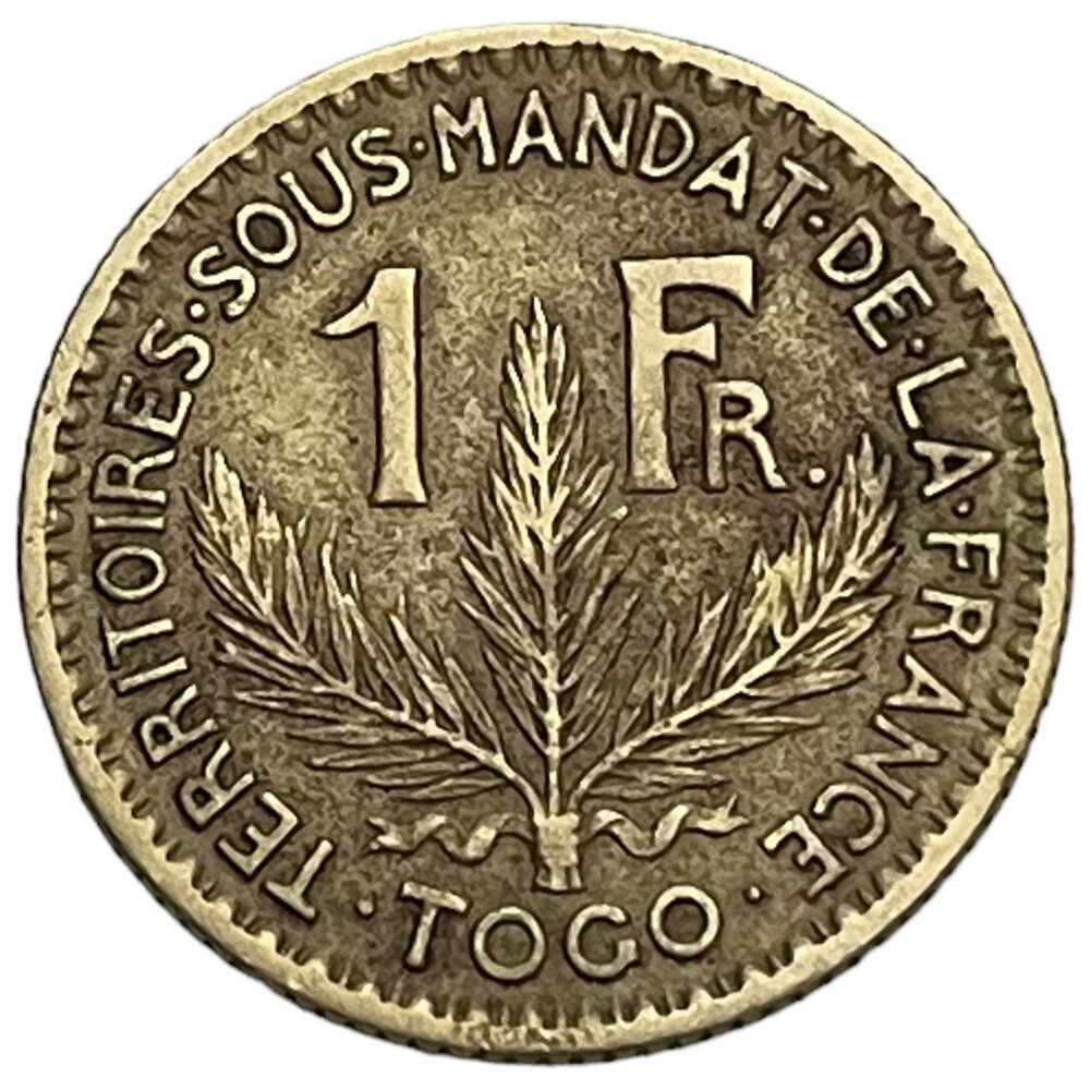 Того 1 франк 1925 г.