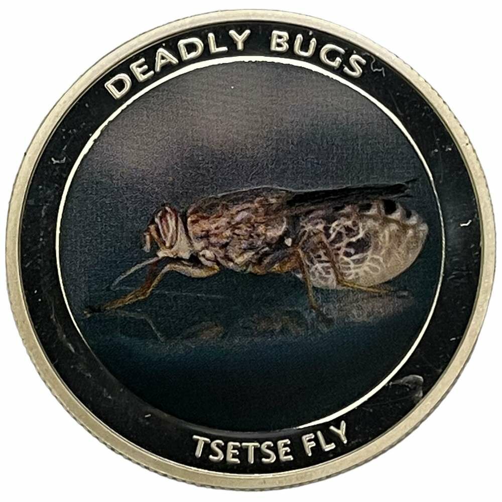 Замбия 1000 квач 2010 г. (Смертоносные насекомые - Муха Цеце) (Proof) (2)